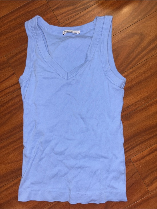 Michael Stars | Tops | Michael Stars Light Blue Vneck Tank | Poshmark